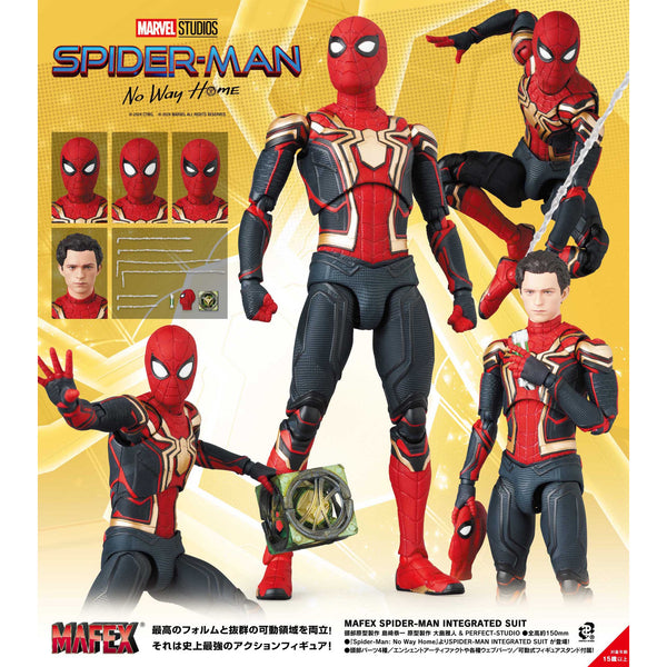 MAFEX Integrated Suit Spider-Man (No Way Home) – Toys 4 Fans Mexico