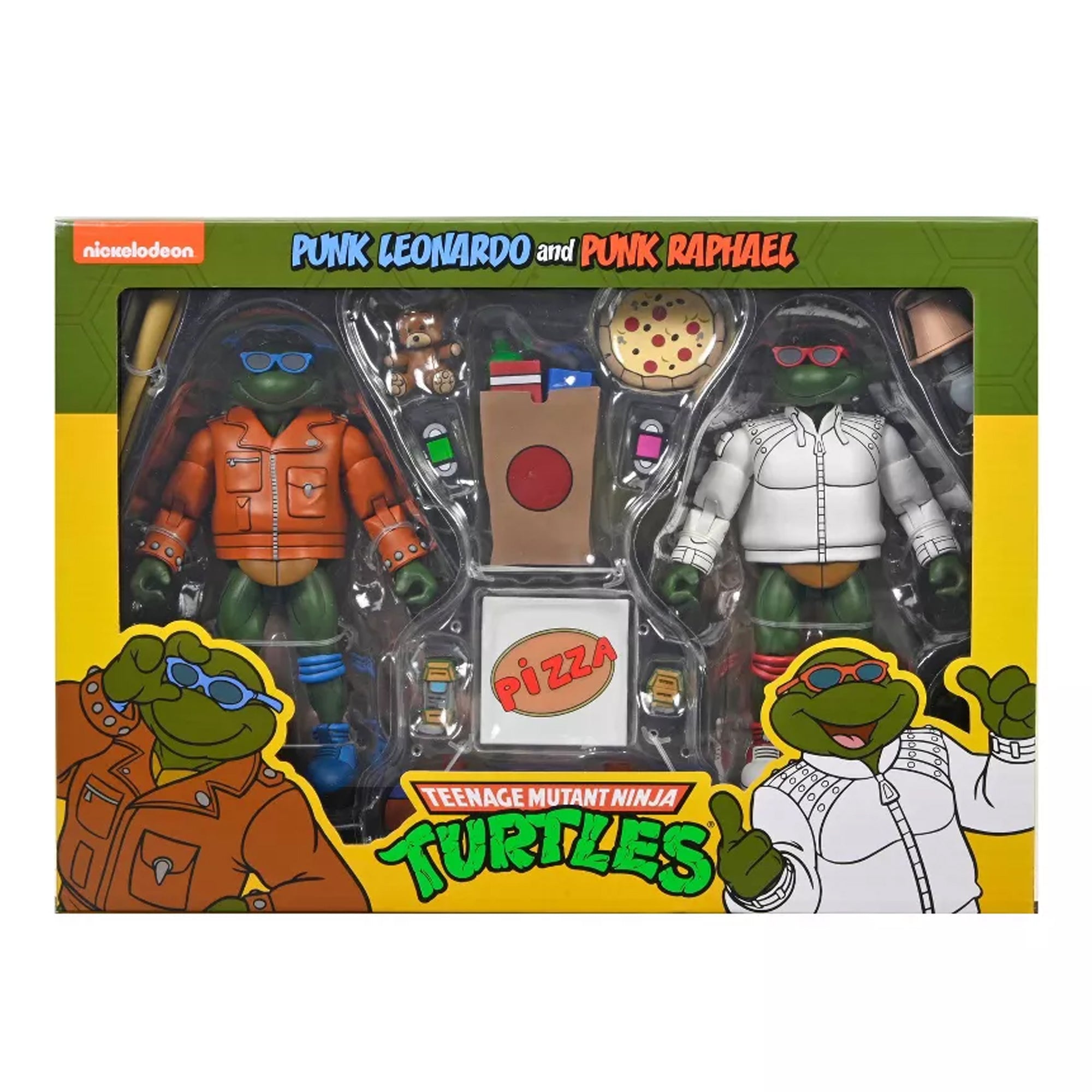 NECA TMNT Cartoon Ultimate Punk Leonardo and Punk Raphael 2-Pack – Toys ...