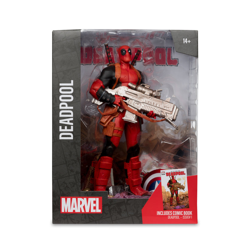 McFarlane Toys - Marvel Deadpool 1:6th Posed Figure (Deadpool #1 ...