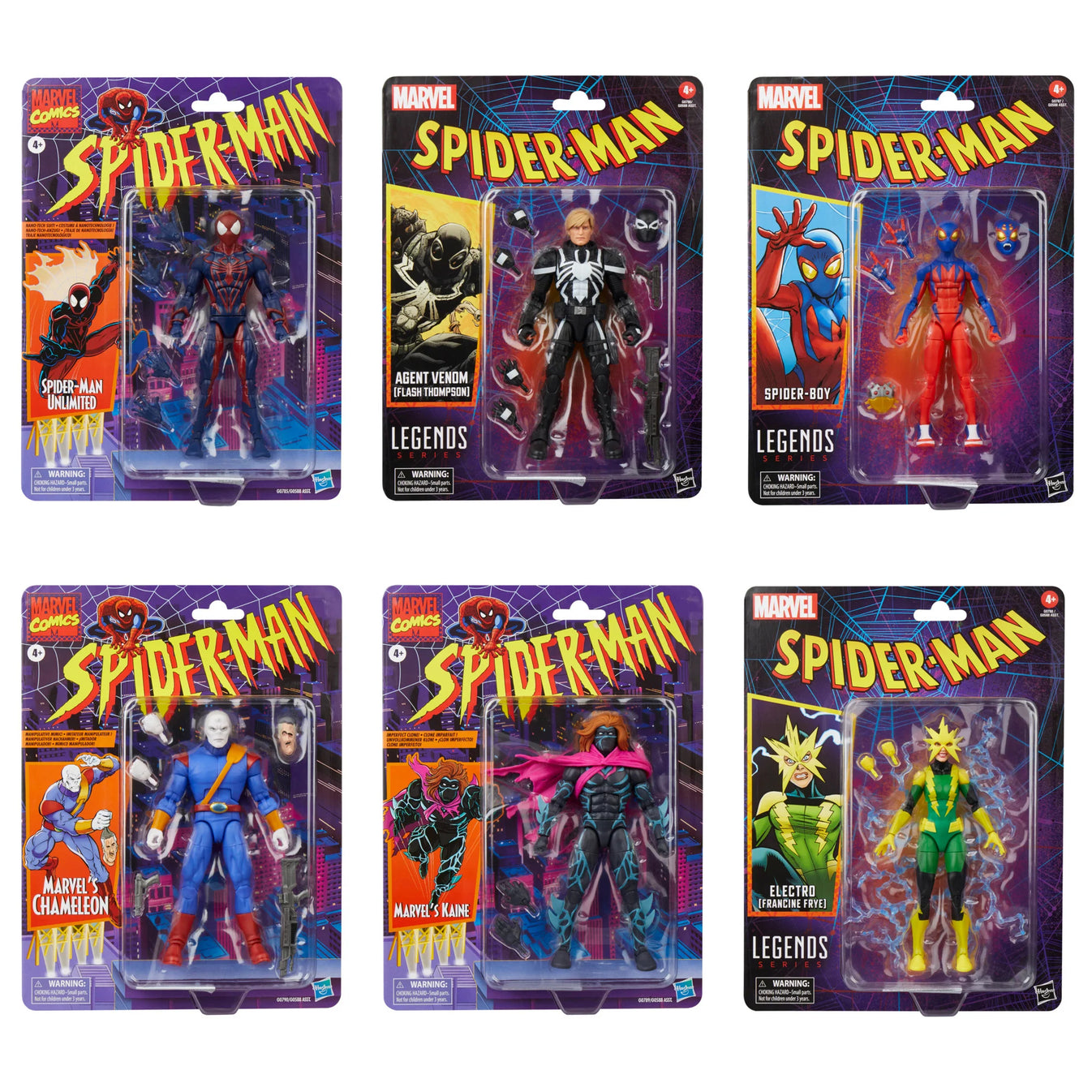 Marvel Legends Retro Spider-Man Wave 5 – Toys 4 Fans Mexico