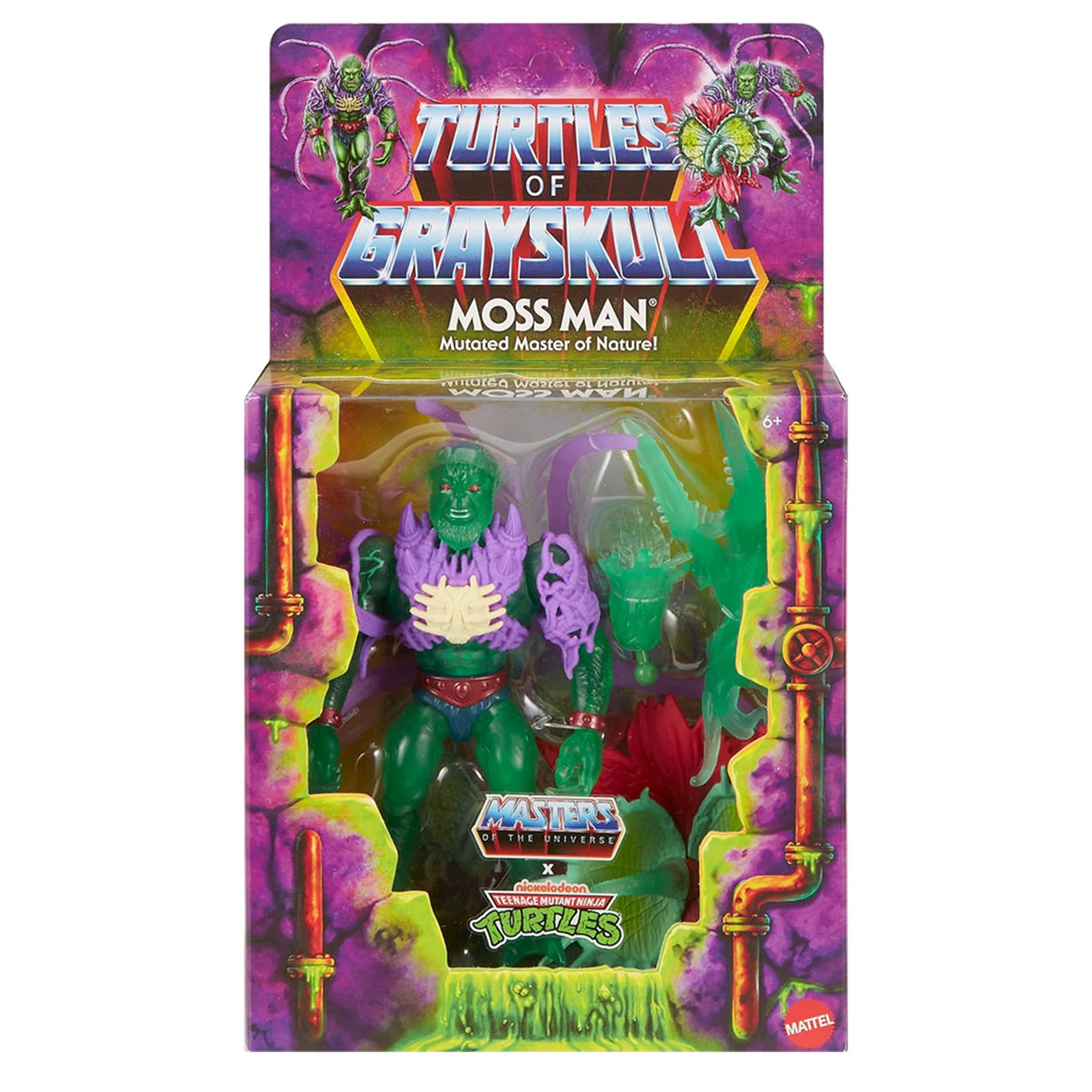 MOTU Turtles of Grayskull Moss Man EXCLUSIVA – Toys 4 Fans Mexico